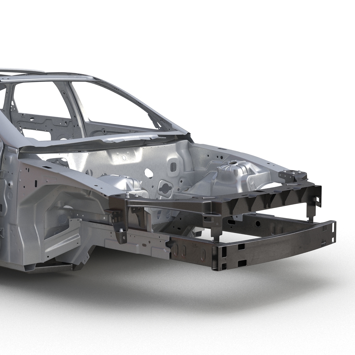 3d car frame 4 rigged