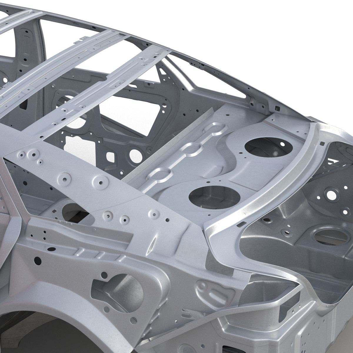 Car frame 4 rigged model - TurboSquid 1508317