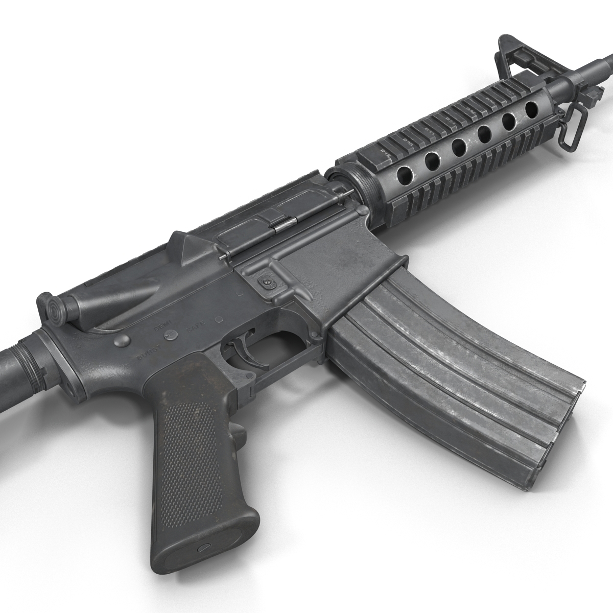 Karabin szturmowy M4 Model 3D - TurboSquid 955252
