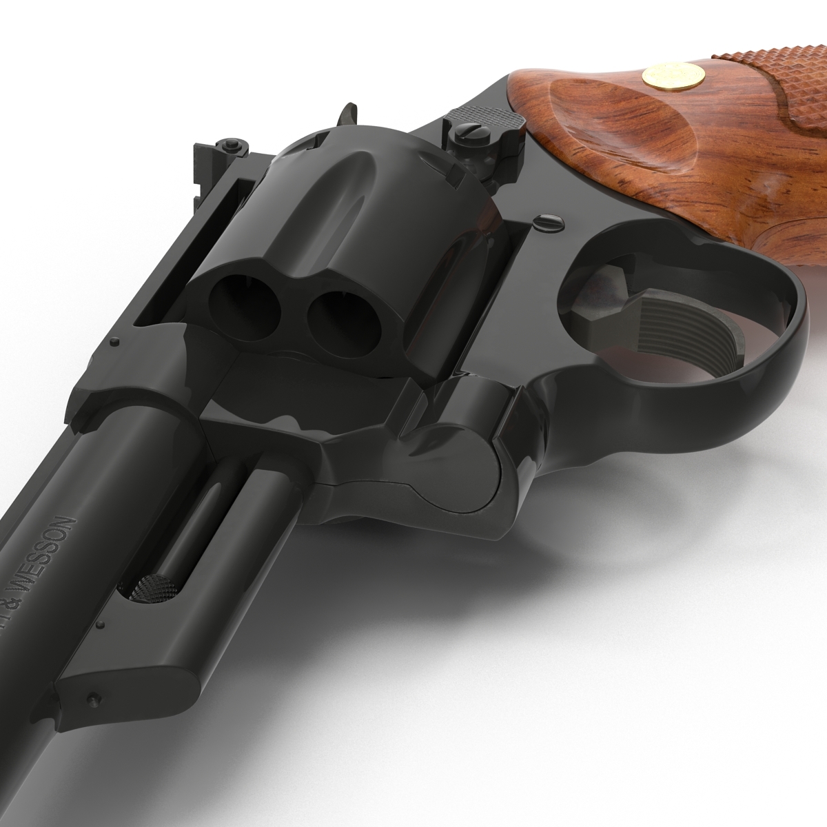 3d revolvers realistic