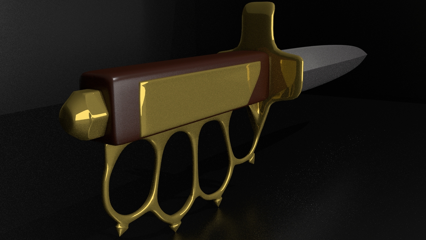 knuckle nife 3d model