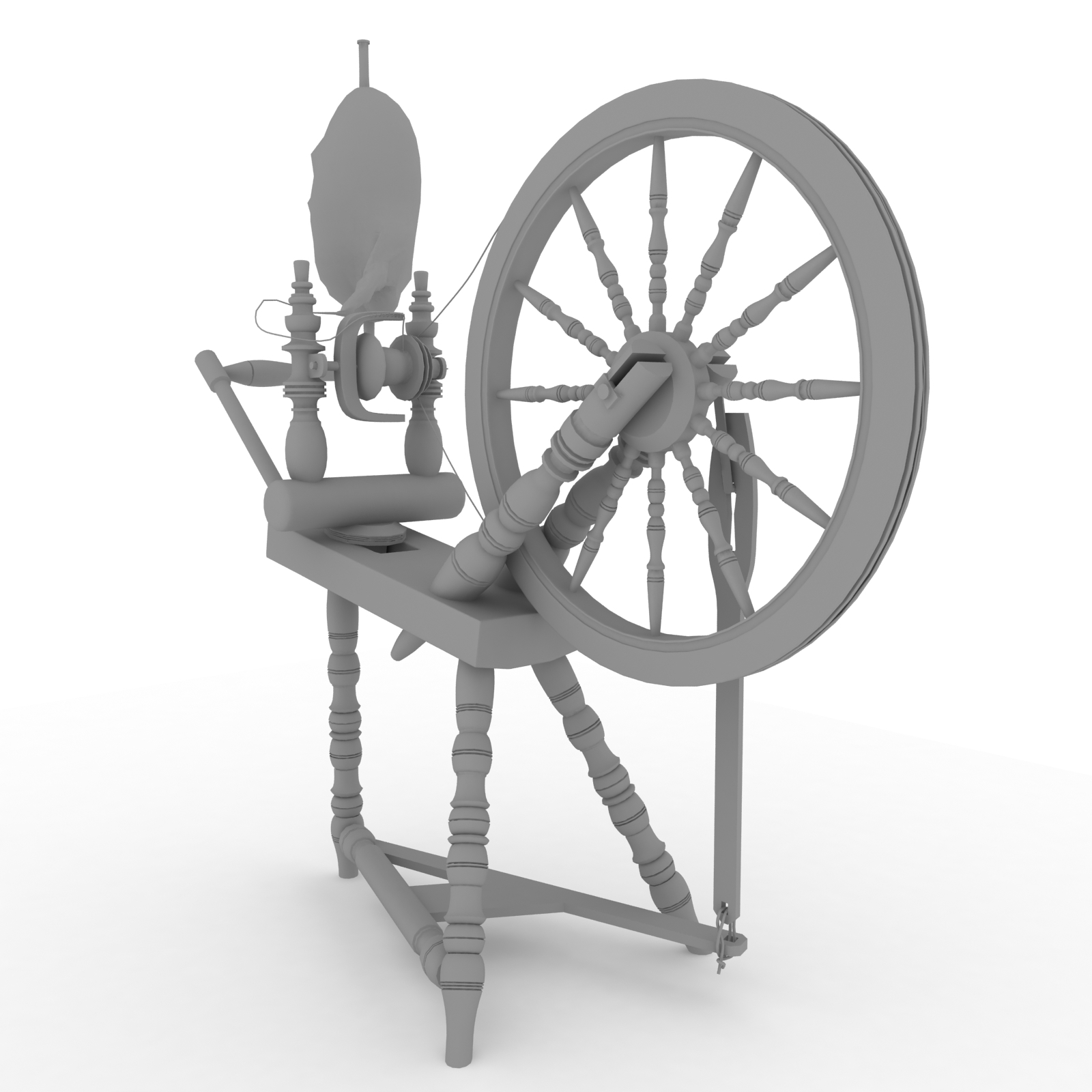 wheel spinning 3d max