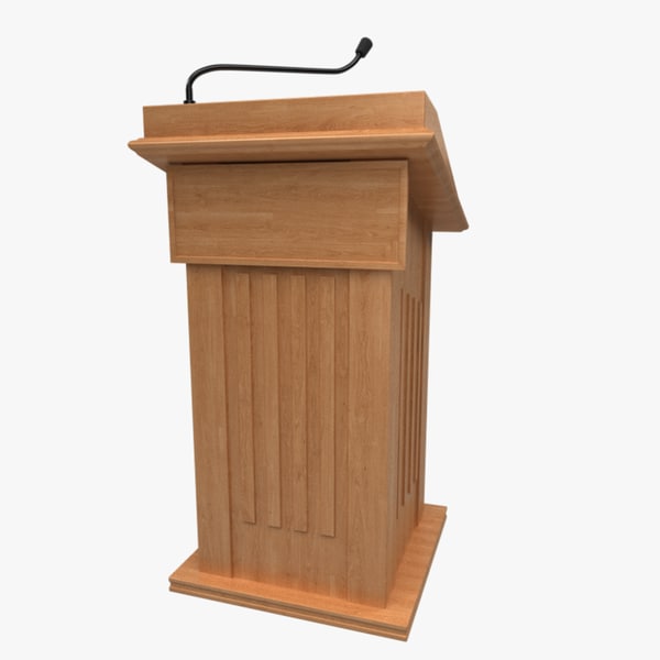 3d podium set model