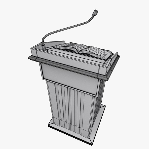 3d podium set model