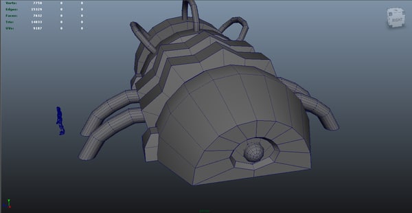 3d alien generator model