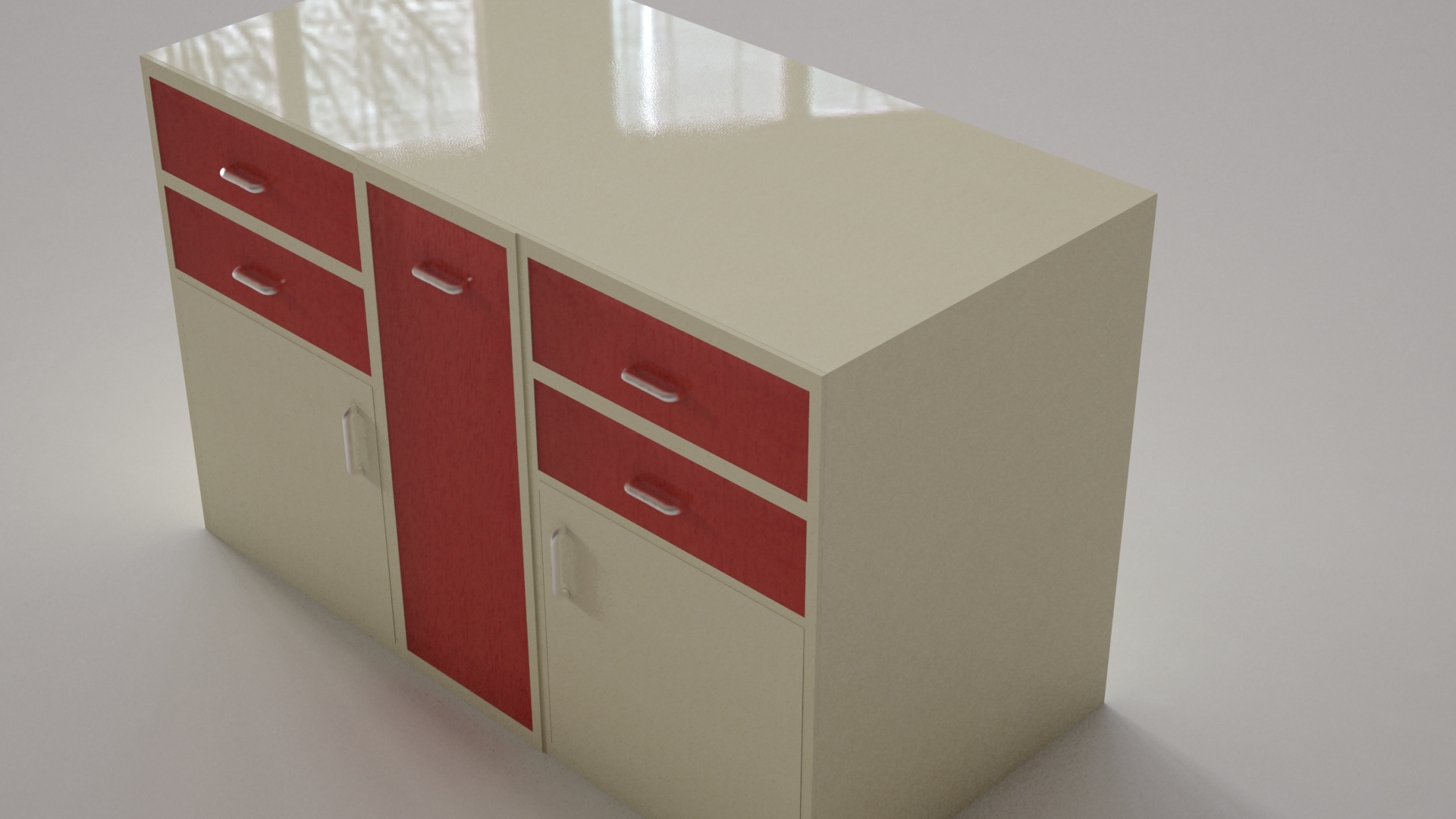 3d model kitchen cabinet
