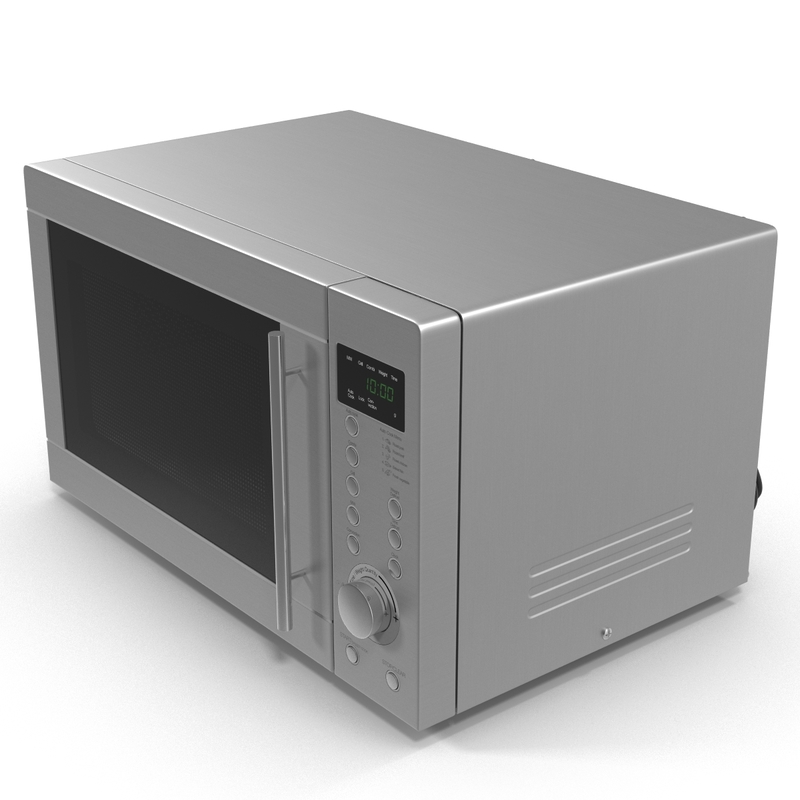 microwave oven 4 generic 3d model