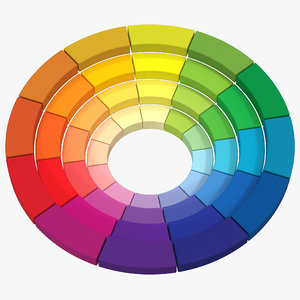 Low Poly 3D Color-Palette Models | TurboSquid