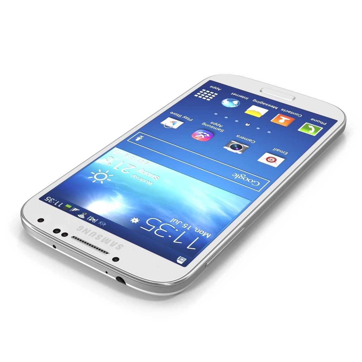 samsung galaxy s4 white obj