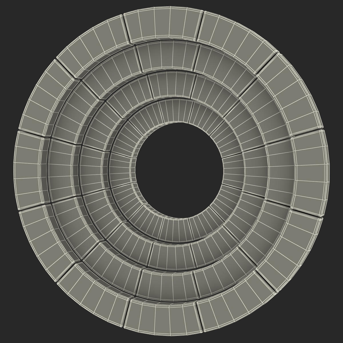 3d color wheel model