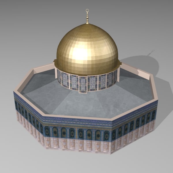 3d model dome rock