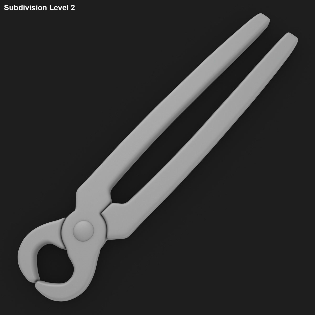 3d blacksmith tool old 01 model