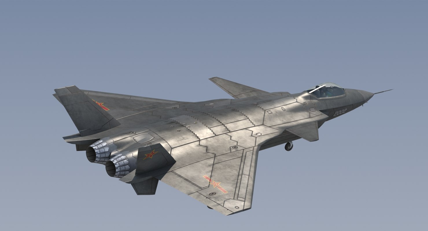 3D chengdu j-20 stealth fighter model - TurboSquid 1496365