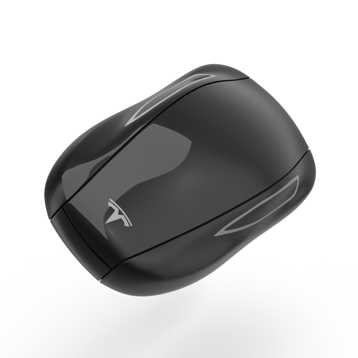 3d tesla s key fob