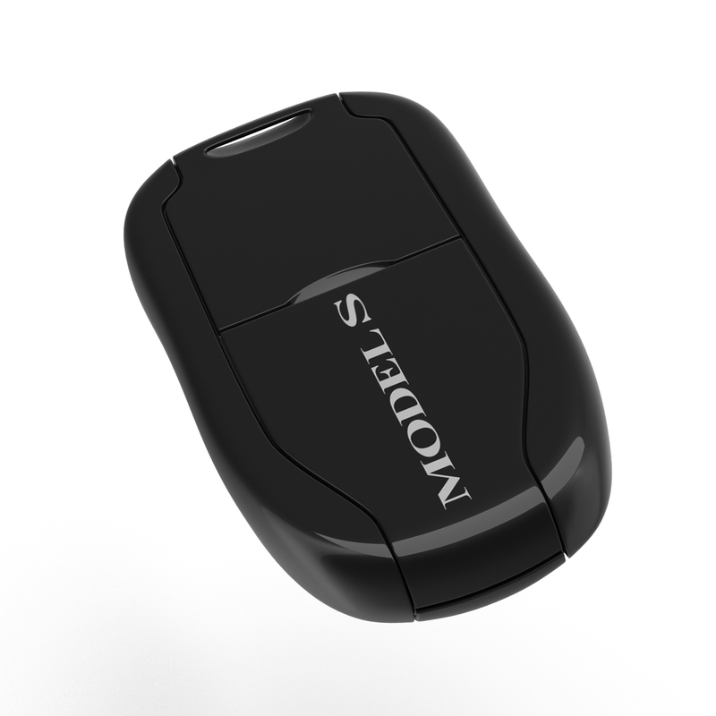 3d tesla s key fob