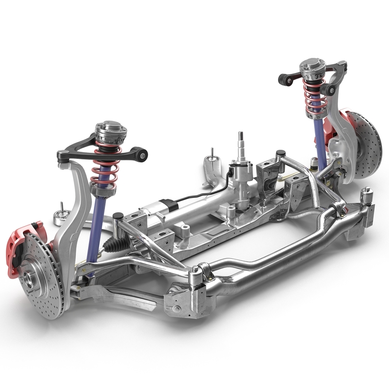 Fahrzeugrahmen mit Fahrgestell 3D-Modell - TurboSquid 955772