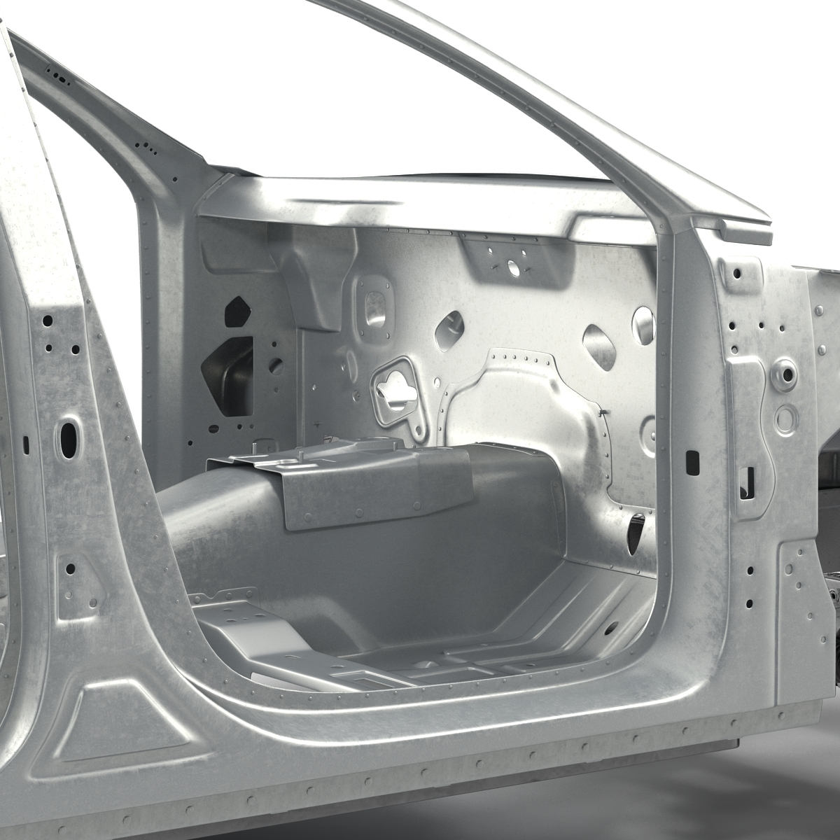 Fahrzeugrahmen mit Fahrgestell 3D-Modell - TurboSquid 955772