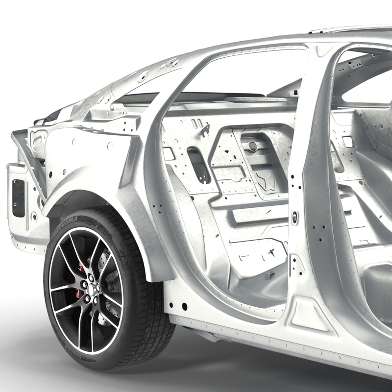 Fahrzeugrahmen mit Fahrgestell 3D-Modell - TurboSquid 955772