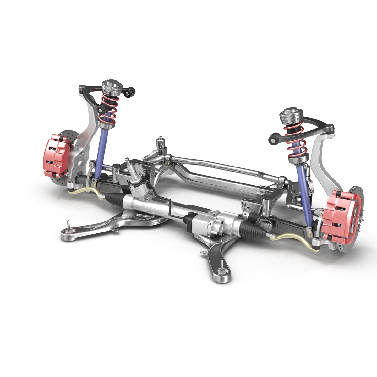 Fahrzeugrahmen mit Fahrgestell 3D-Modell - TurboSquid 955772
