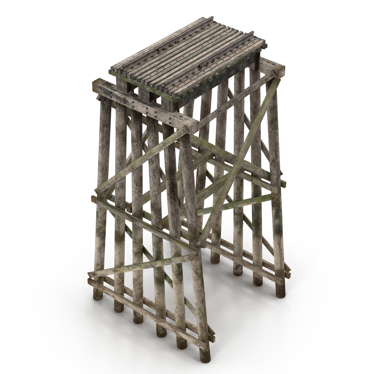 trestle realistic 3d 3ds