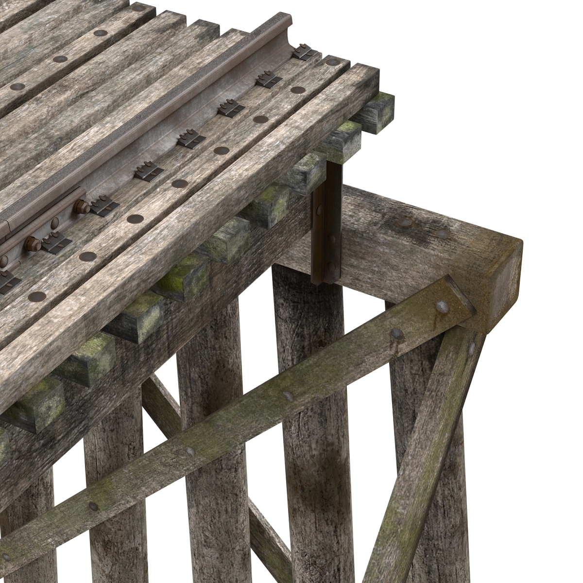 trestle realistic 3d 3ds