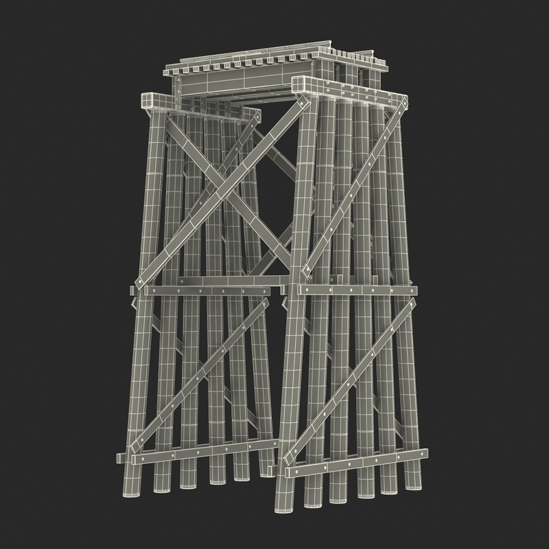 trestle realistic 3d 3ds