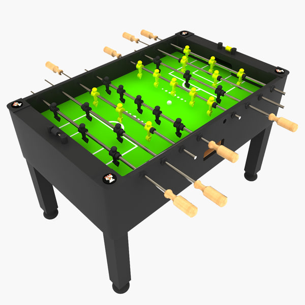 Foosball 3D Models for Download | TurboSquid