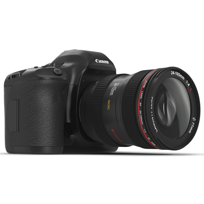digital camera canon eos 3d model