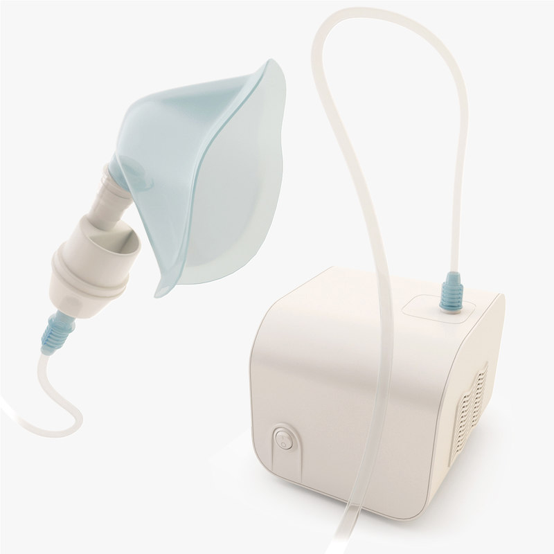 inhalation therapy hose 3d model
