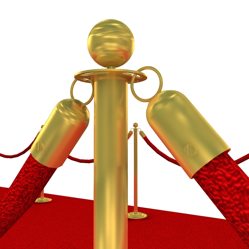3d red carpet model