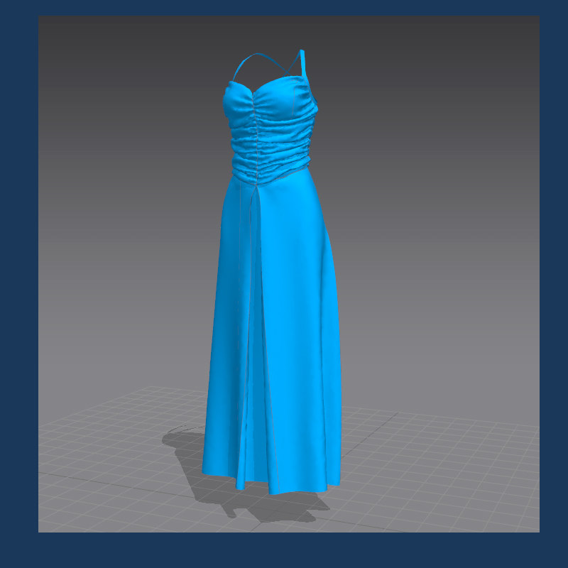 dress marvelous designer 3d model