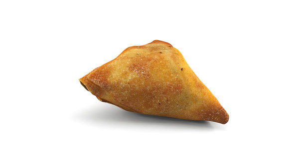 3d model samosa food