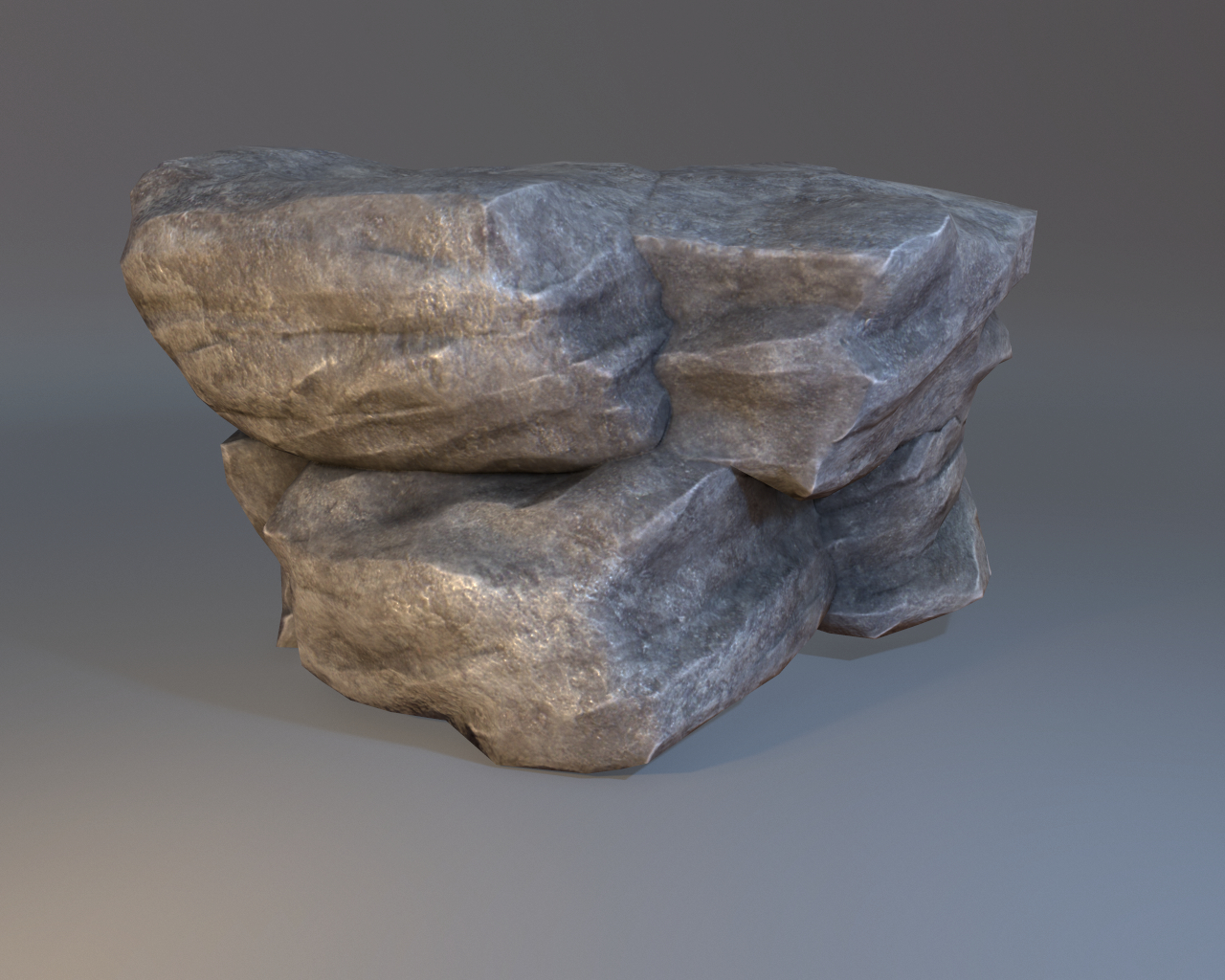 3d model ready rock pile