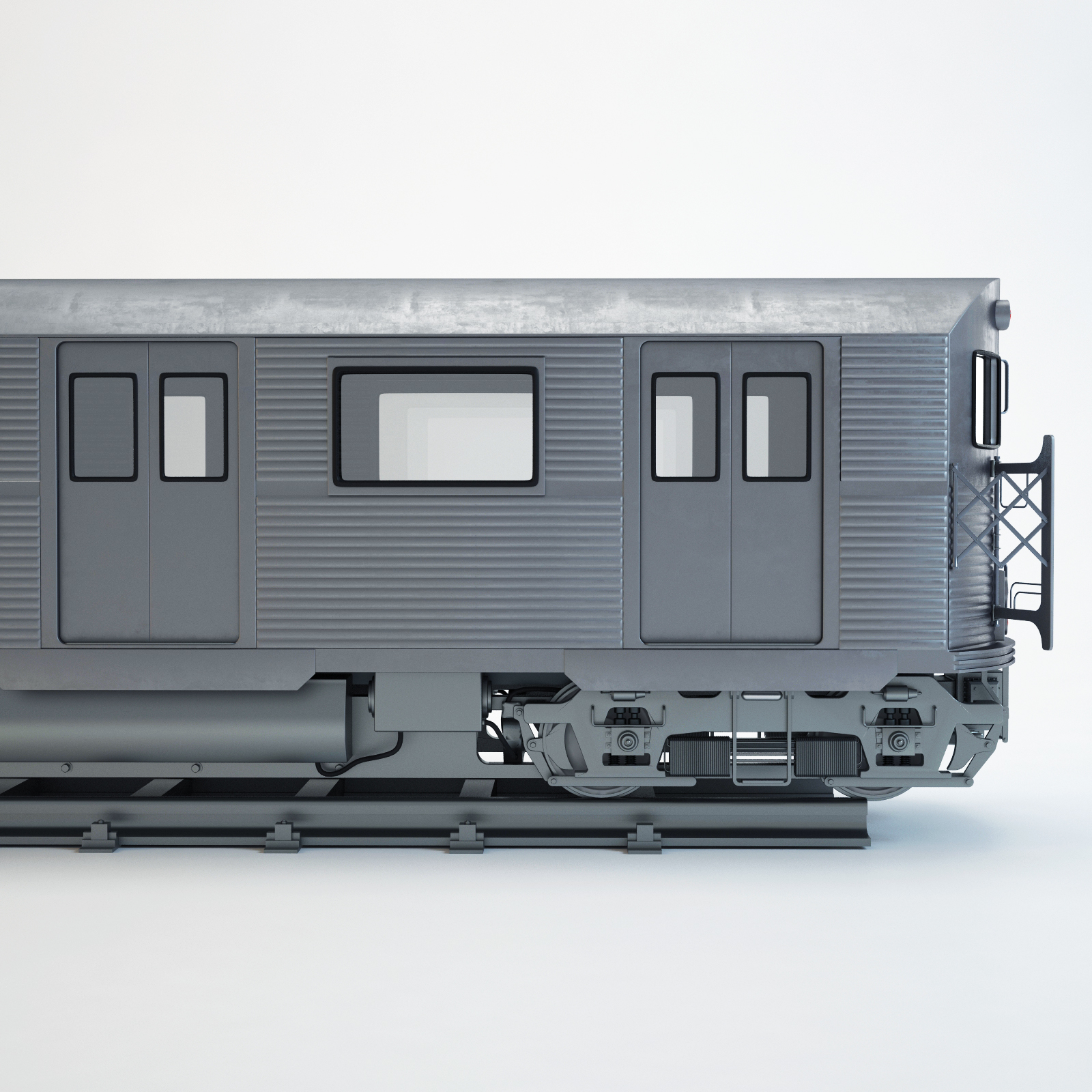 3d new york subway train