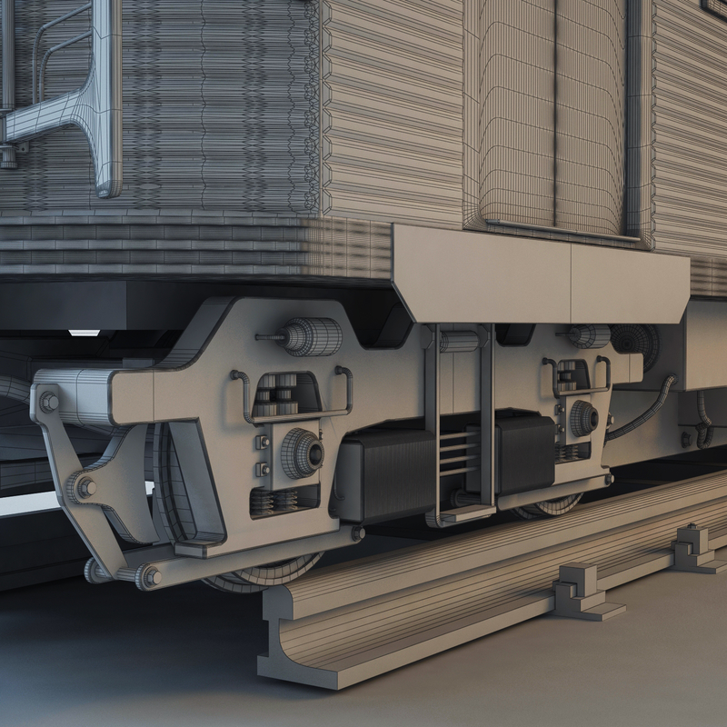 3d new york subway train