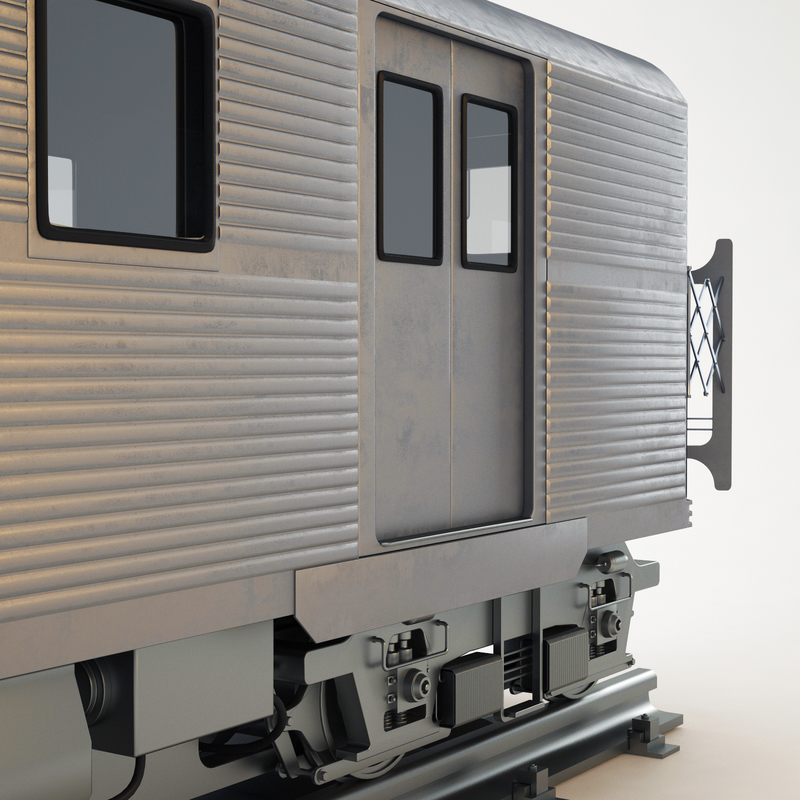 3d new york subway train