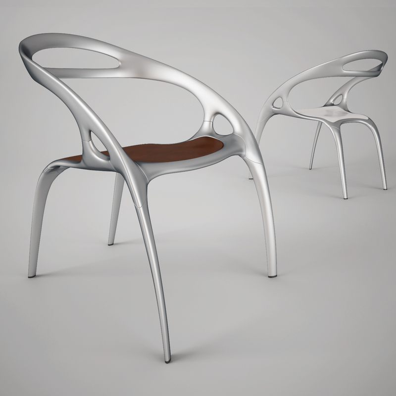 3d bernhardt design chair ross lovegrove
