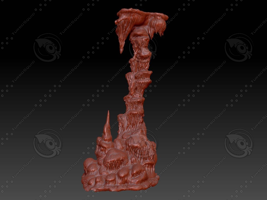 stalactite 3d obj