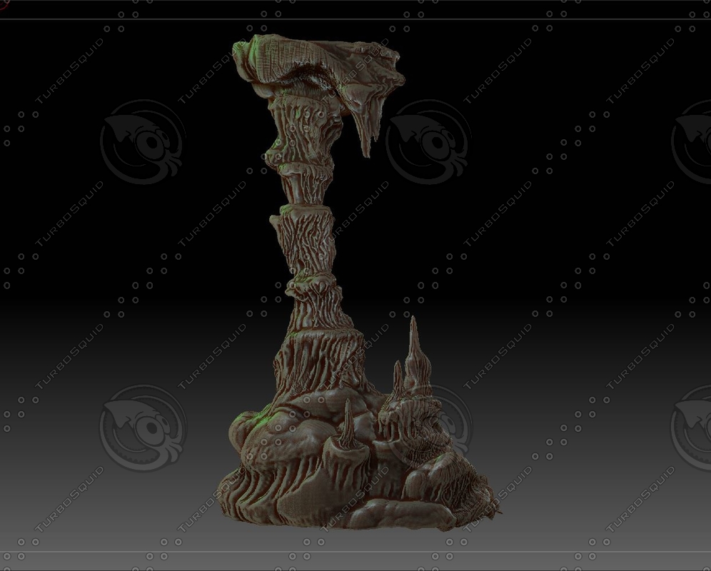 stalactite 3d obj