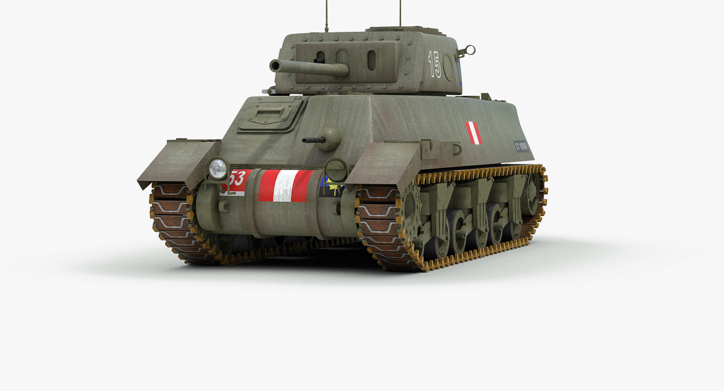 3d canadian ram 2 tank model