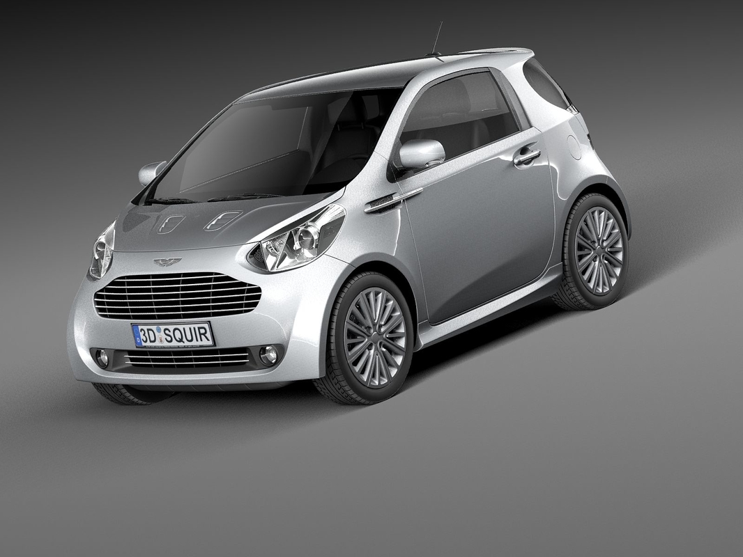 aston martin cygnet 2012 3d obj