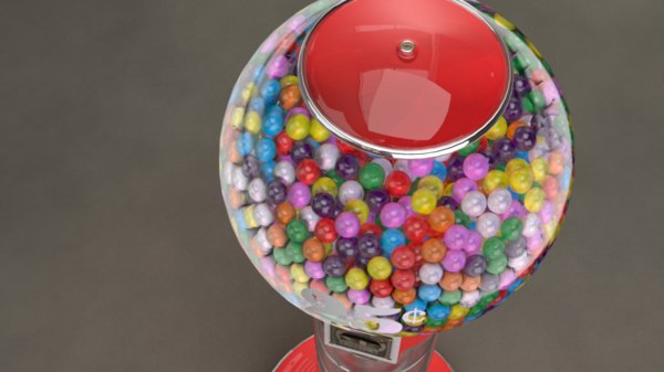 gumball machine 3d ma