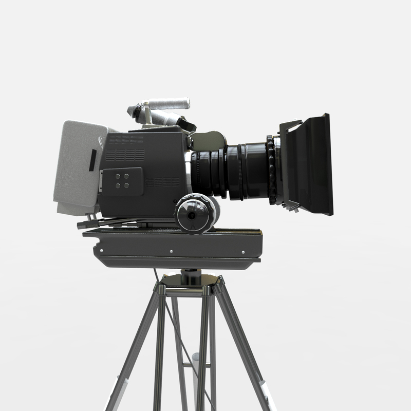 3d panavision camera model