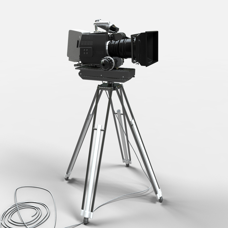 3d panavision camera model