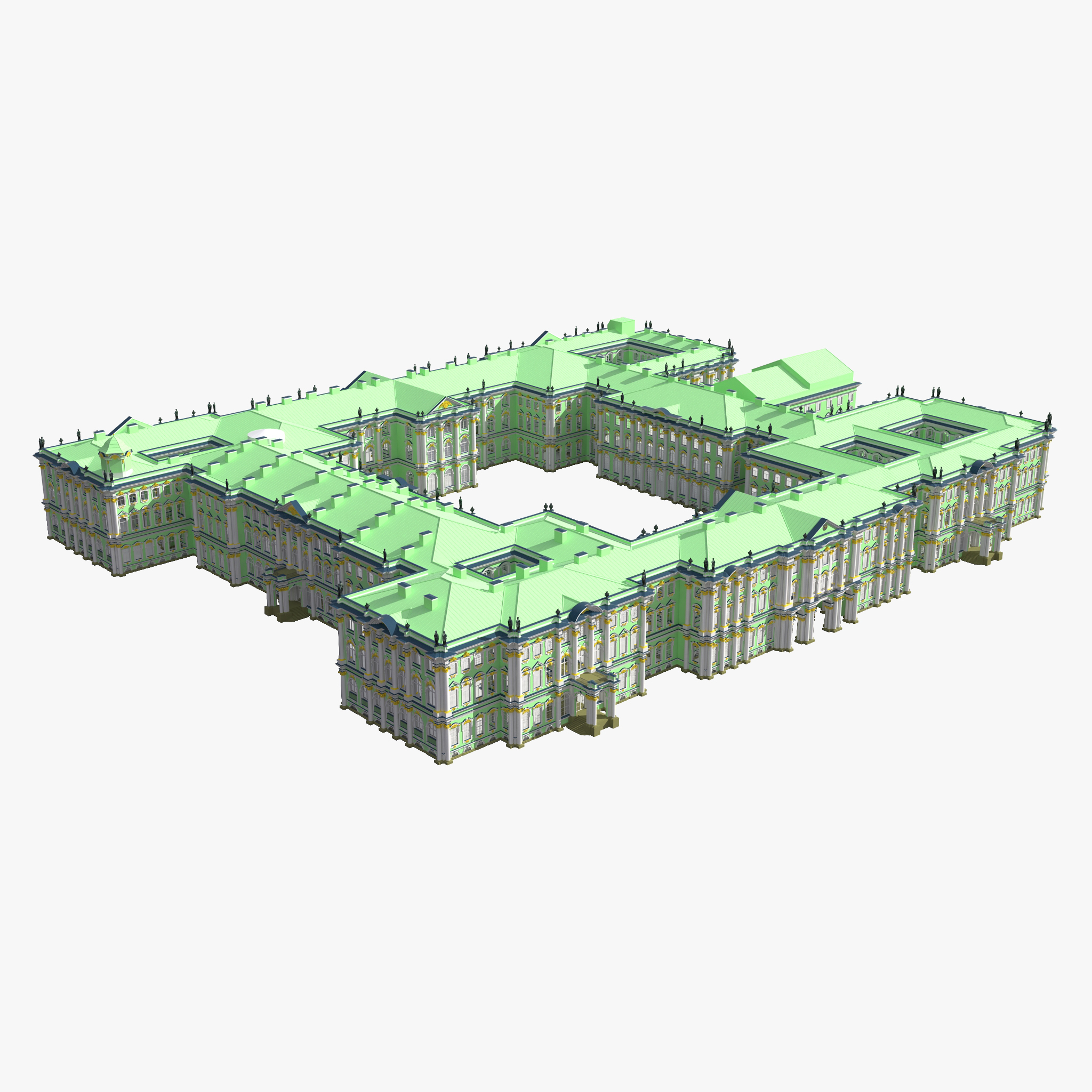 3d model hermitage museum building