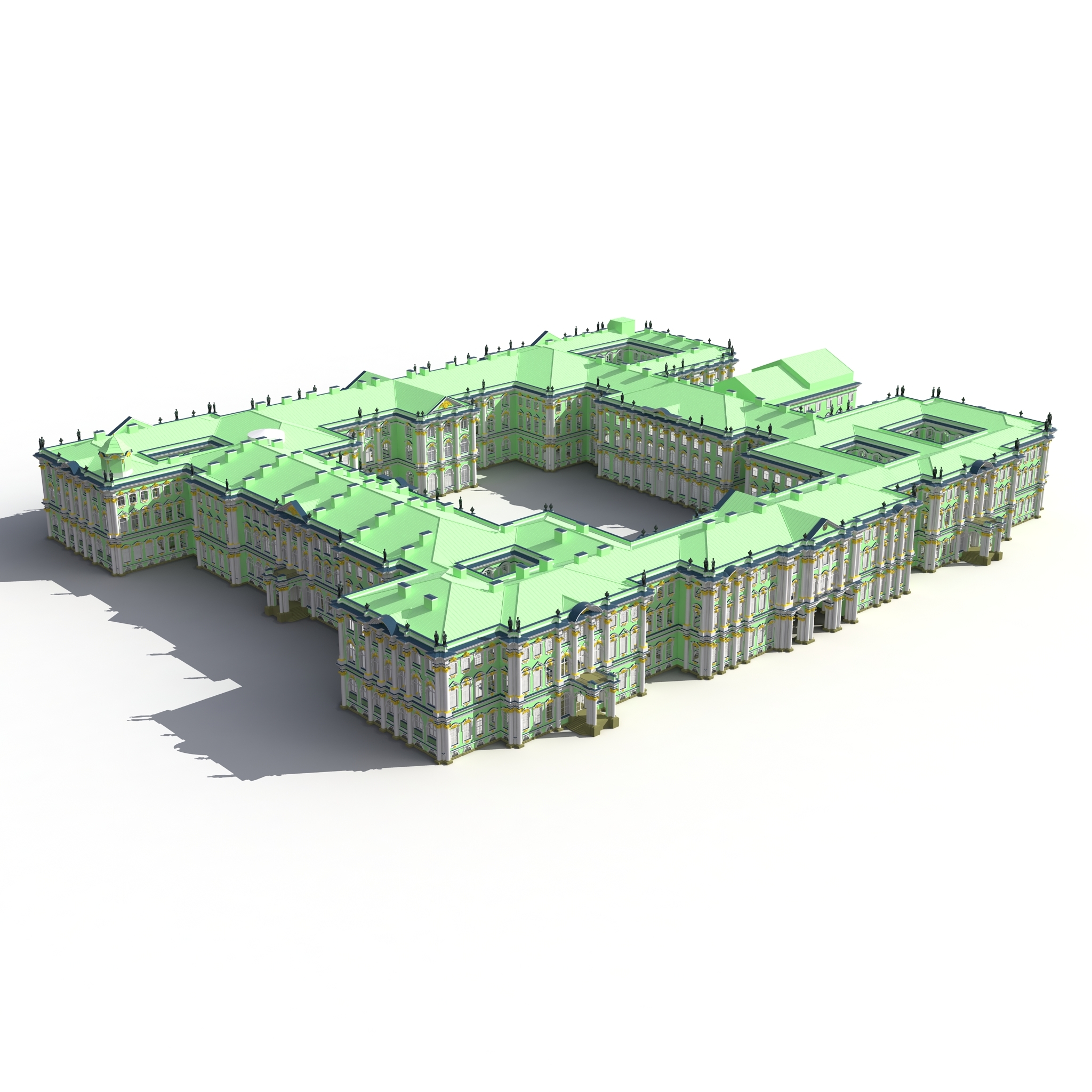 3d model hermitage museum building