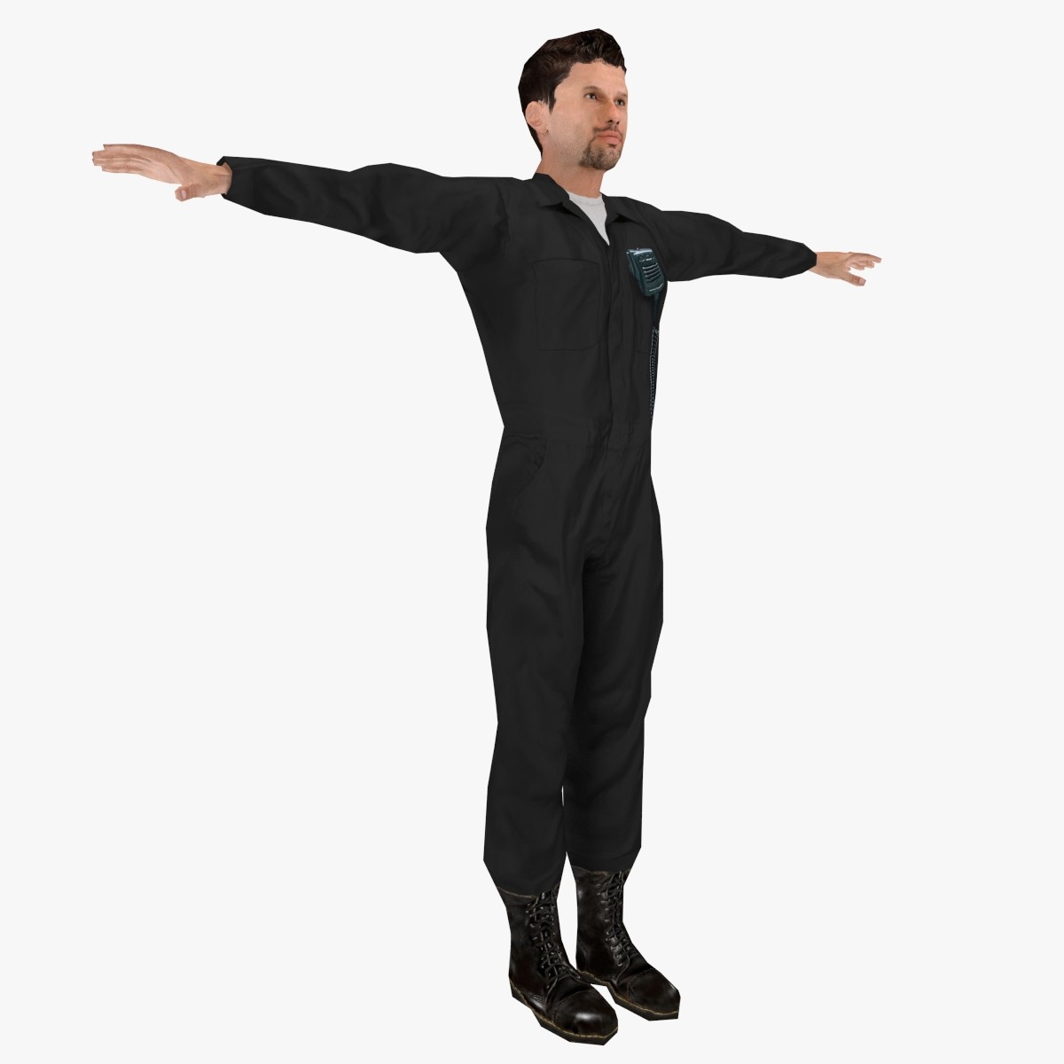 3d model security guard