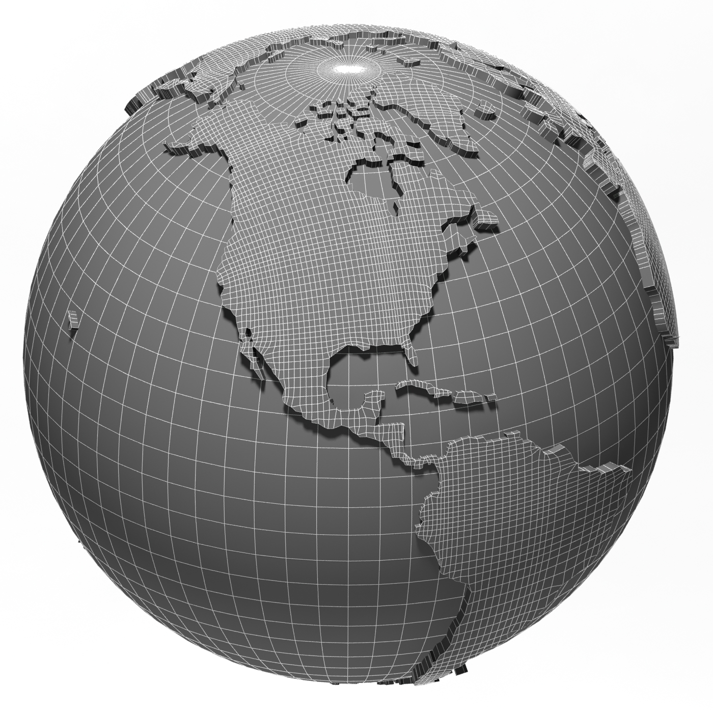 3d world globe
