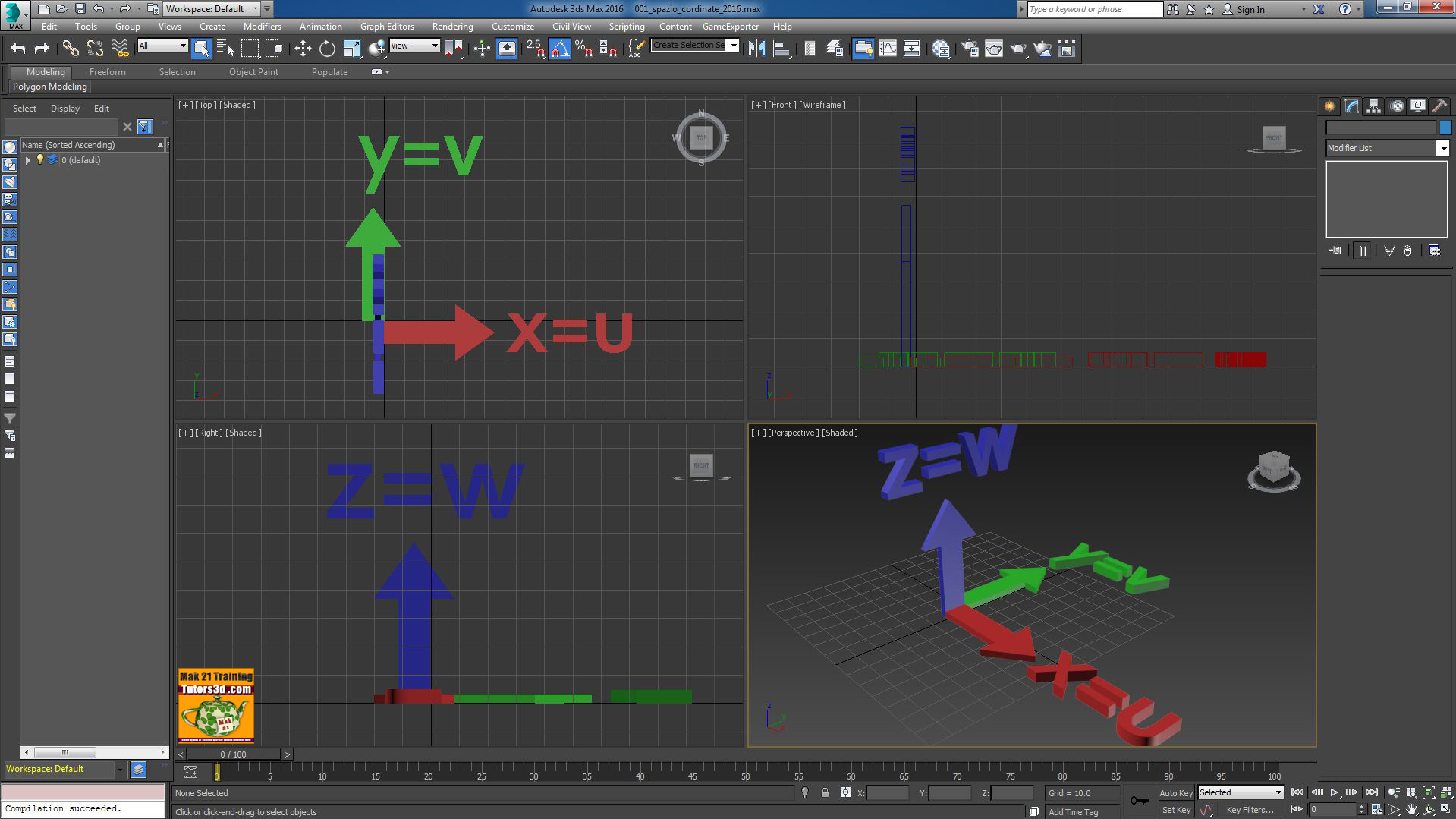 Training AVI 2016 UVW Mapping