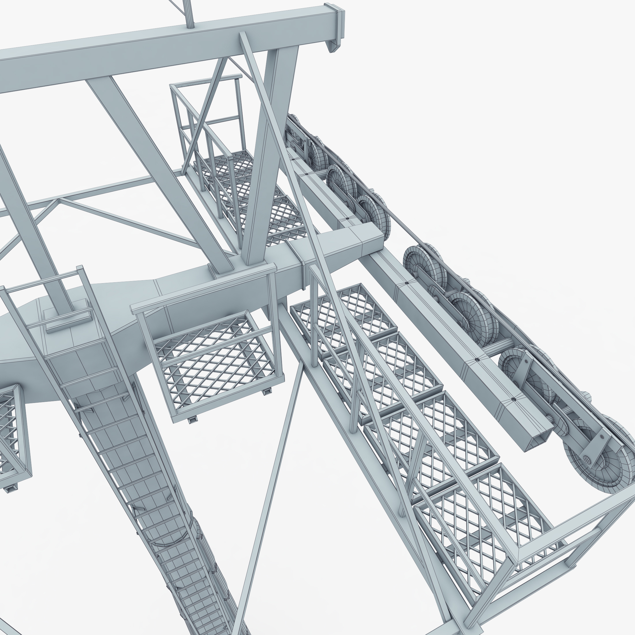 3d model cable cableway